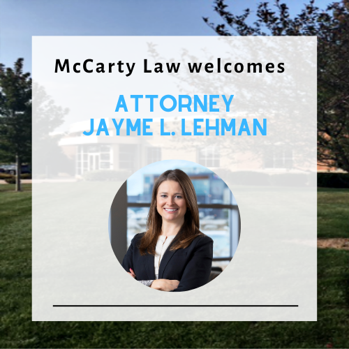 McCarty Law Hires Jayme L. Lehman as a Trial Attorney and Civil Litigator